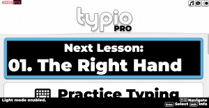 Gain practical typing skills with Typio Pro
