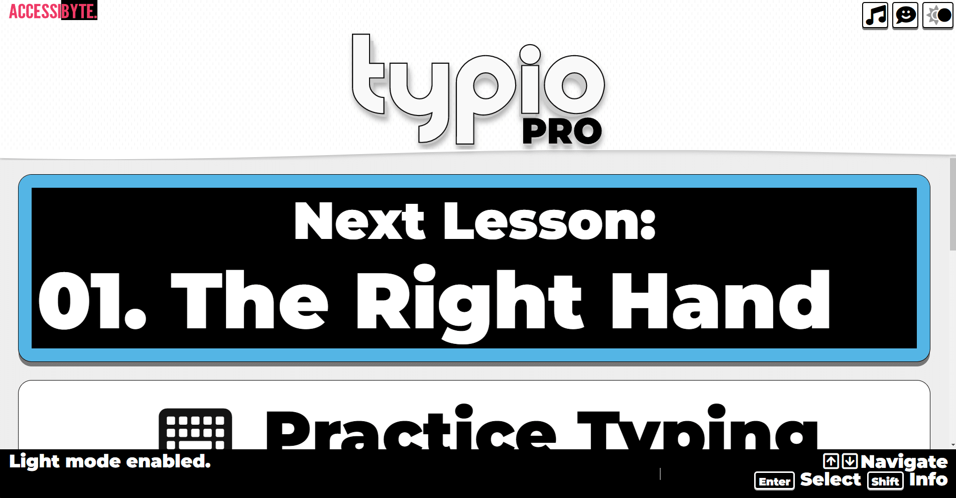 Gain practical typing skills with Typio Pro