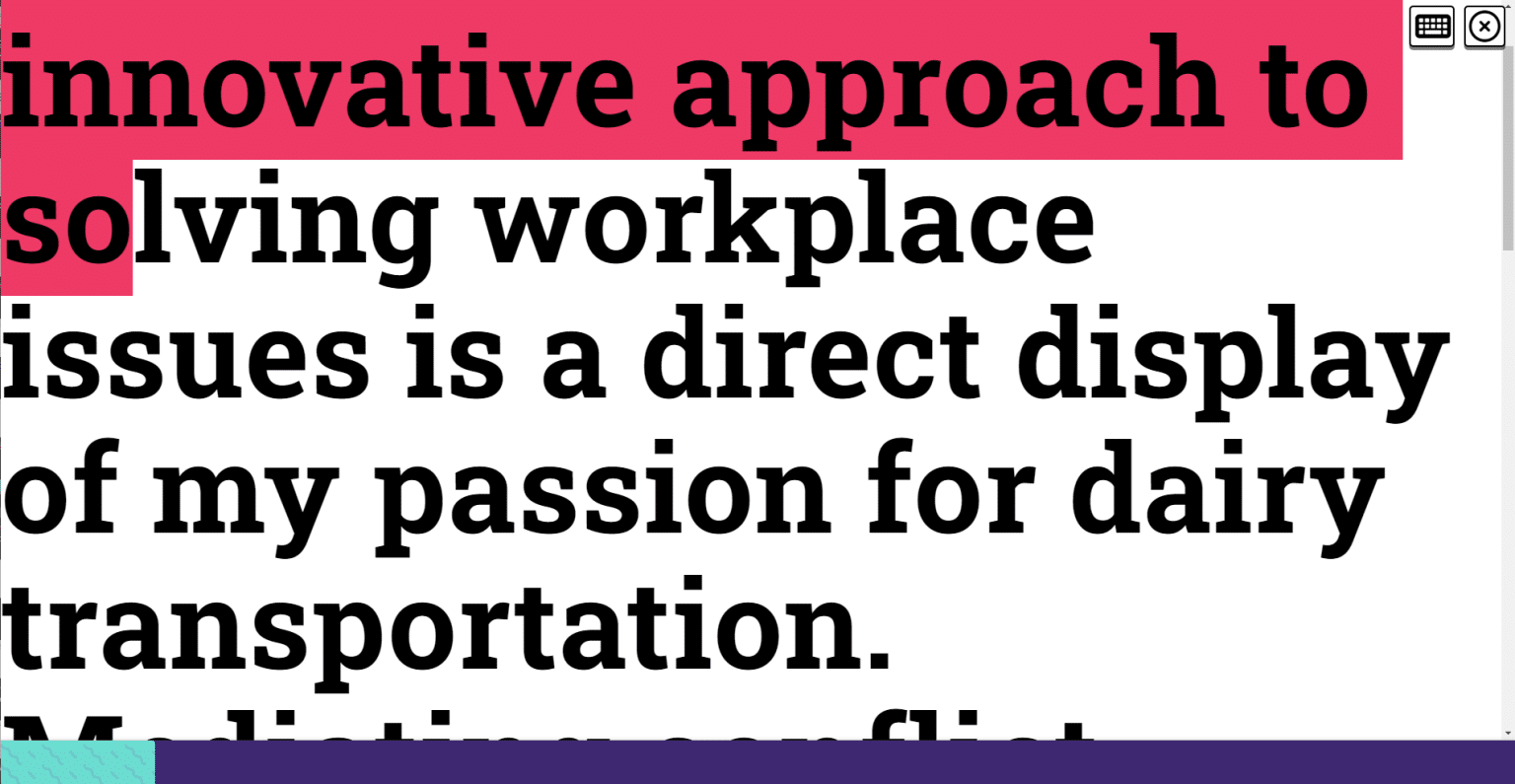 Typio Pro - An accessible typing tutor for teens and adults.