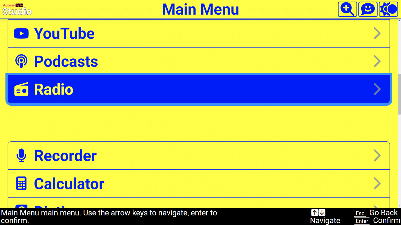 Easy Access to the Apps You Need - Accessibyte Studio