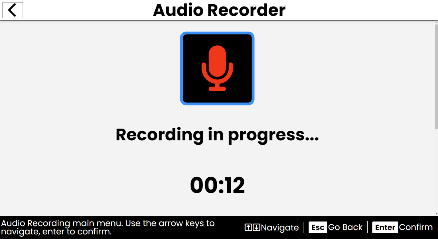 Recorder Help | Accessibyte Studio